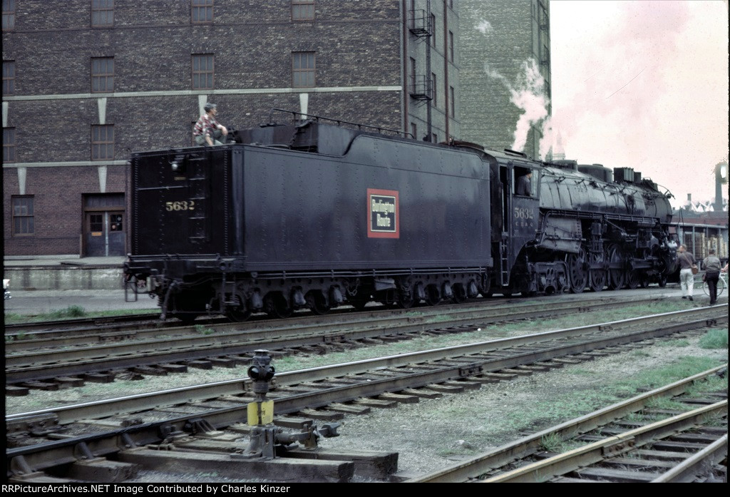 CB&Q 5632 in Dubuque, Iowa